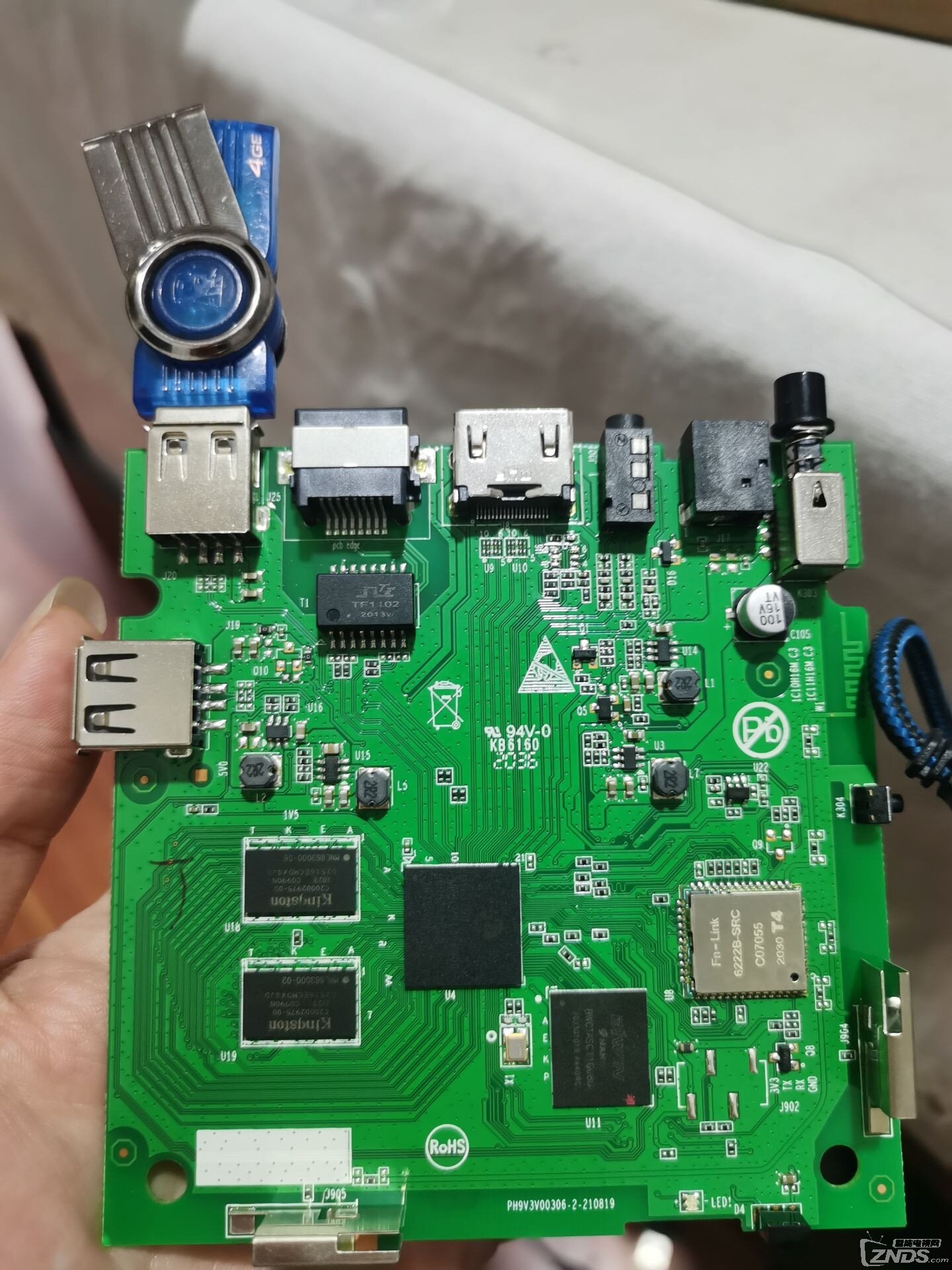 20年广东移动魔百盒M301H-MV310，zn兆能代工短接问题_中国移动魔百盒_ZNDS