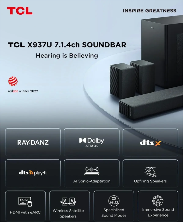 2023年TCL将发布杜比全景声音箱！TCL全景声音箱有什么功能？_TCL智能电视_ZNDS