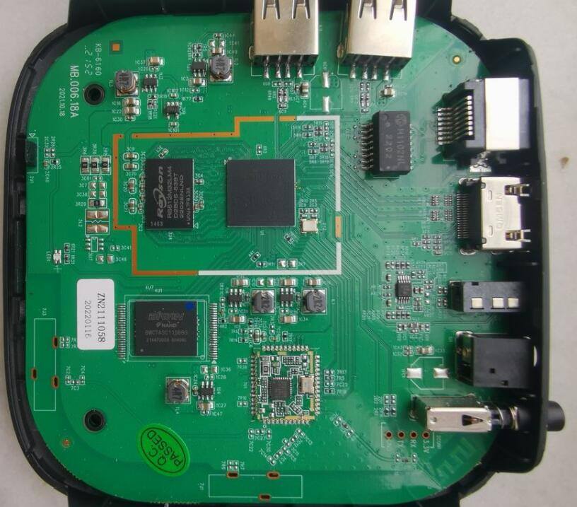 魔百盒M401A拆机 S905L3A芯片盒子刷EmuELEC和Armbian_中国移动魔百盒_ZNDS